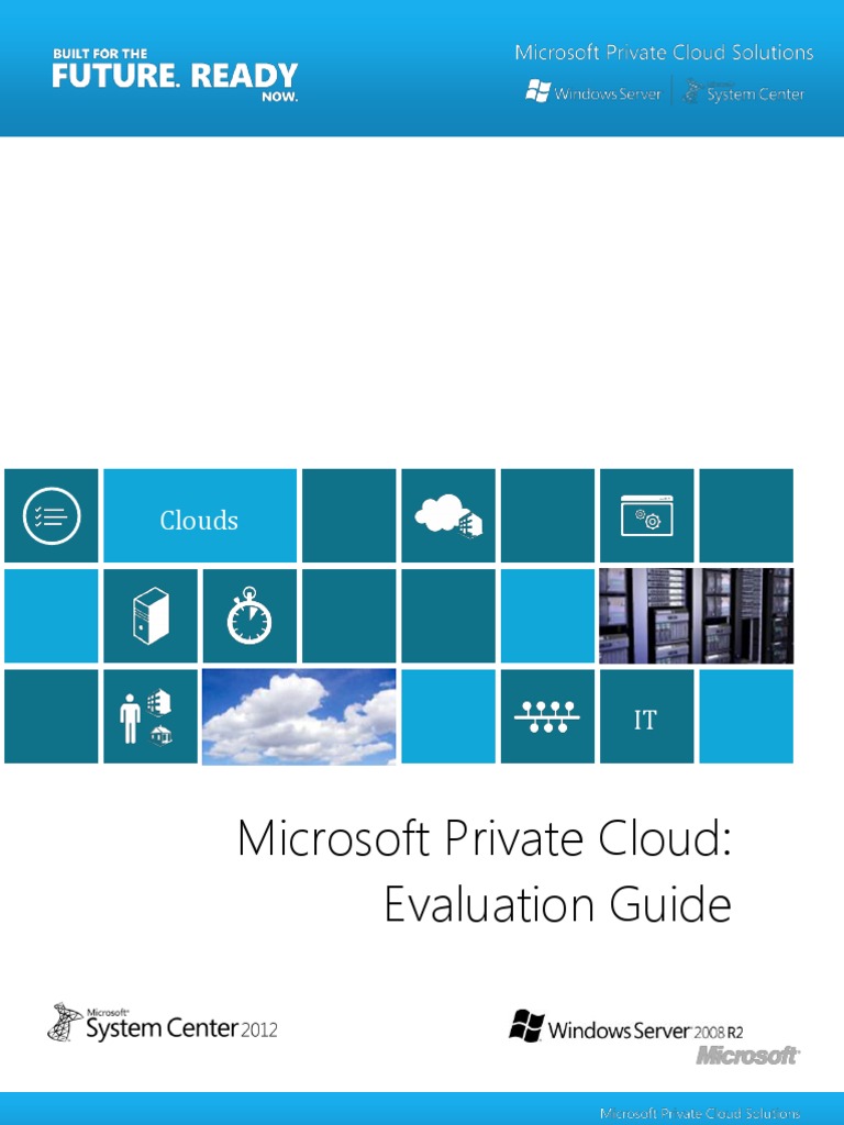 Microsoft Private Cloud Evaluation Guide | PDF | Hyper V | Cloud Computing
