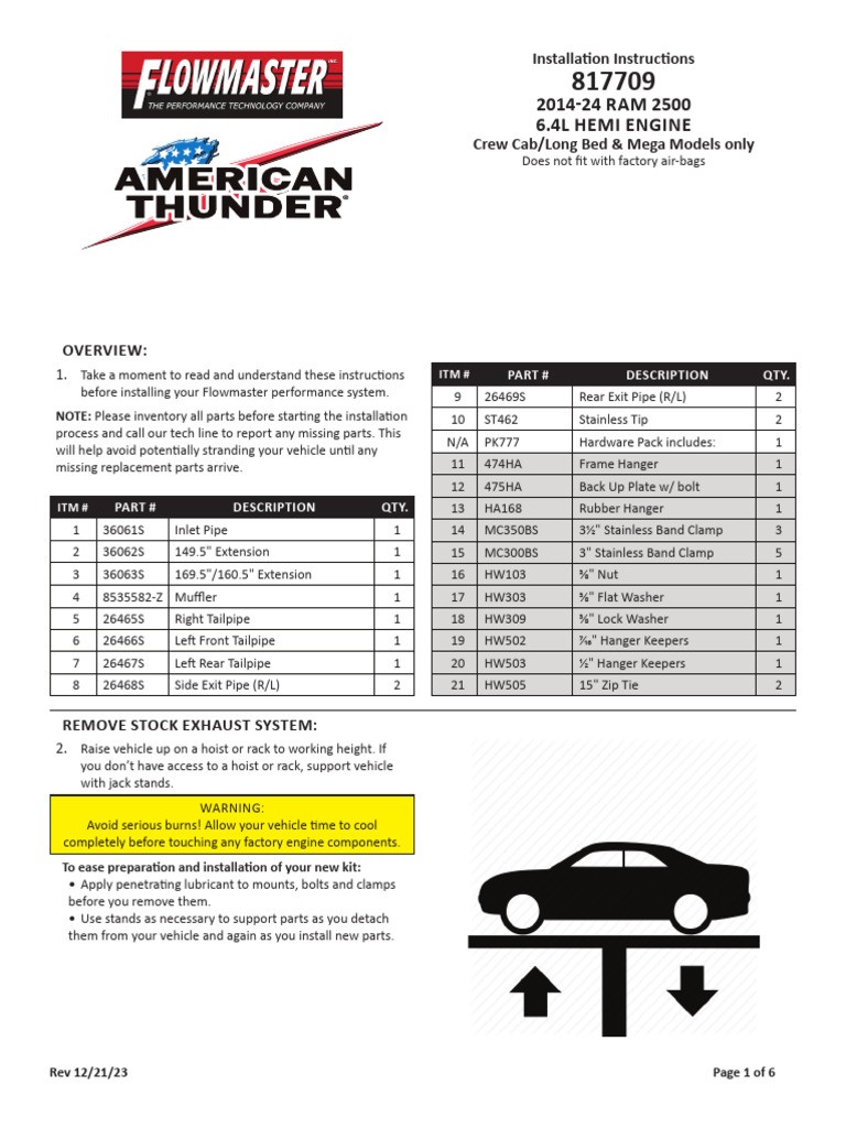 6.4L Hemi Engine: Overview | PDF | Automotive Industry | Automotive ...