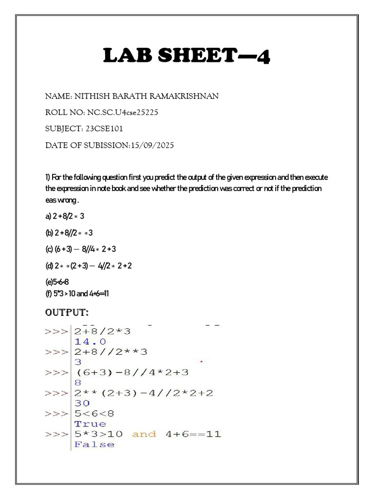 NB_CSE101_LS4[1] | PDF | Area | Computer Programming