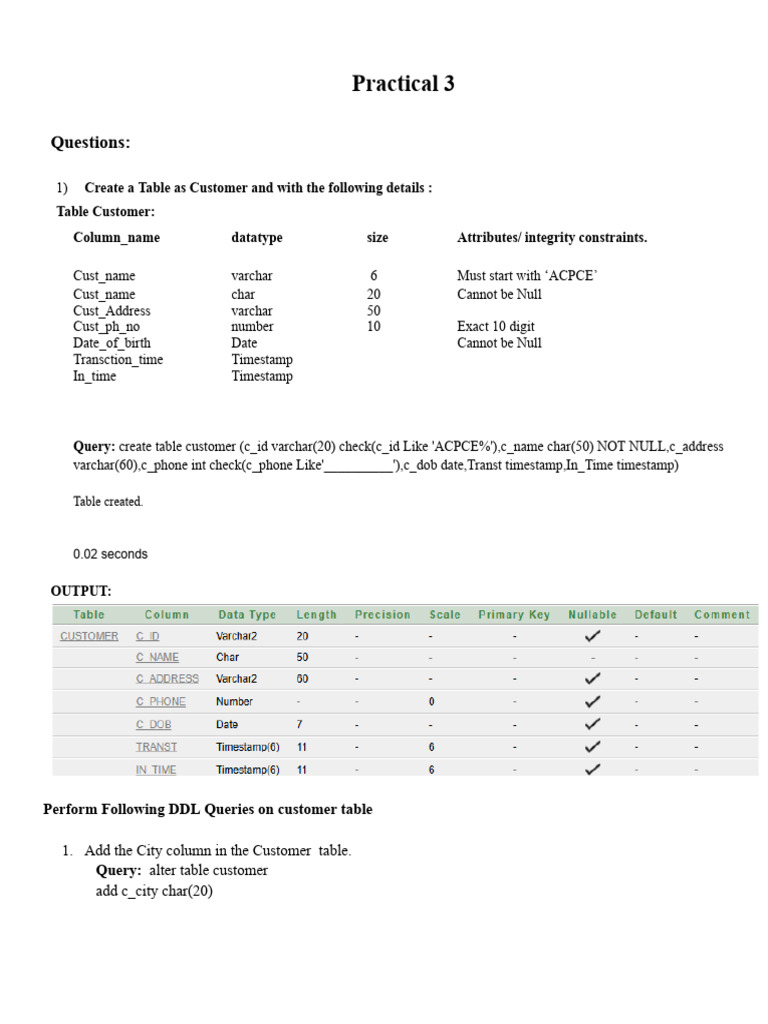 Practical 2 Dbms | PDF | Data Model | Programming Paradigms