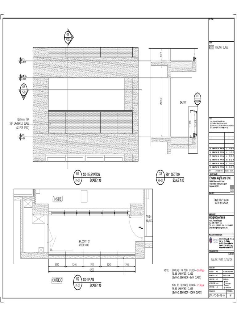 Tender Railing Drawings | PDF