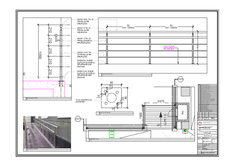 Candor - Typical Basement Railing Detail - 29.10.25-Id - rtl.4012 | PDF ...