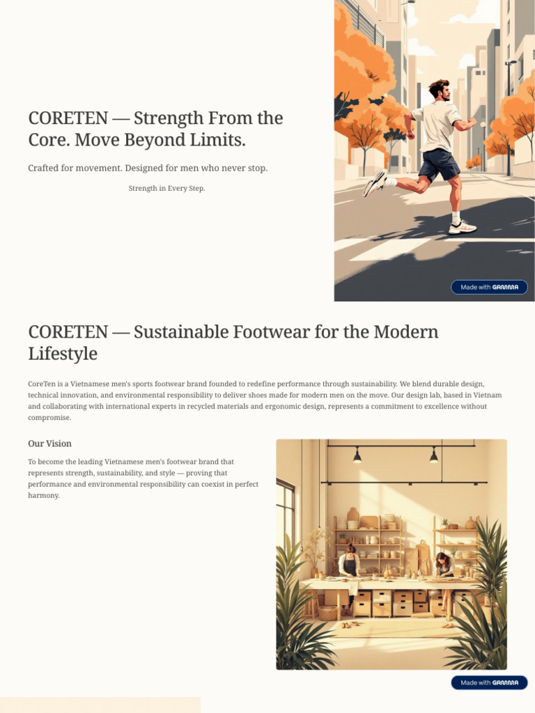 CORETEN Strength From The Core Move Beyond Limits | PDF ...