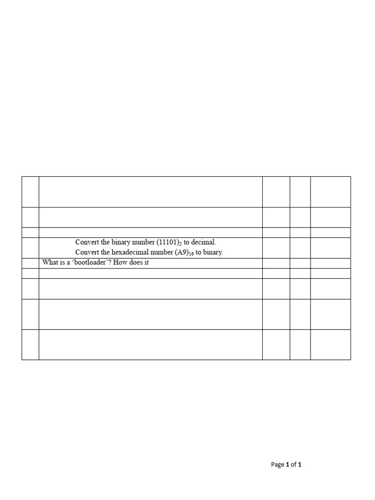 B.Tech Model Question Paper: Computer Hardware Essentials | PDF