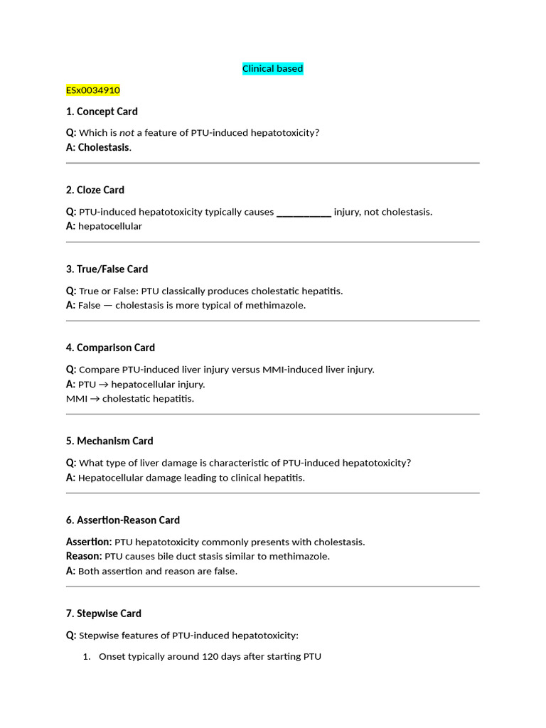 PTU Hepatotoxicity and Thyroid Disorders | PDF | Larynx | Thyroid
