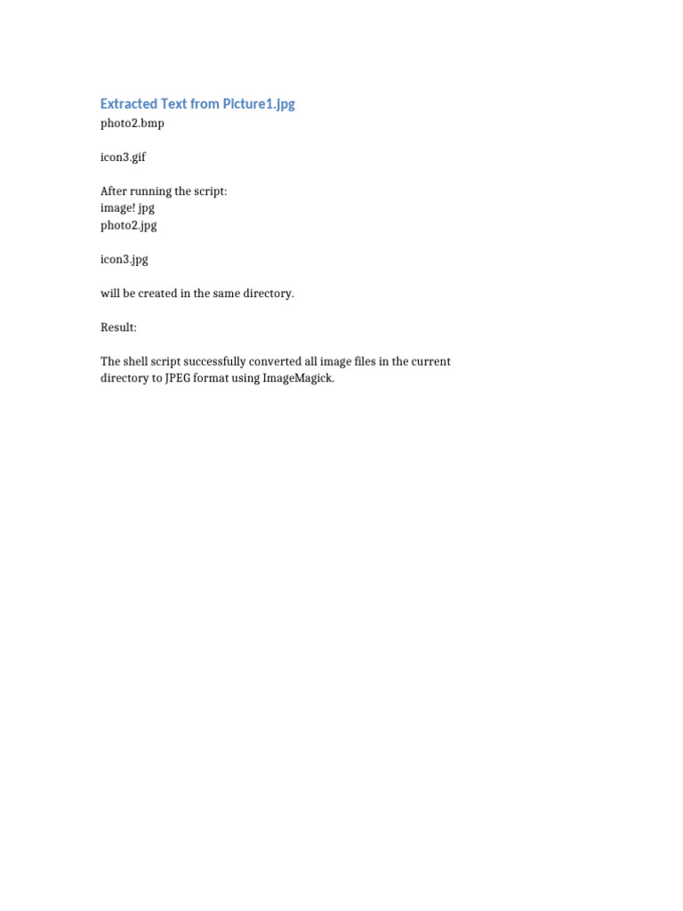 Extracted Text From Pictures 11 To 20 | PDF | File Format | Computer Data