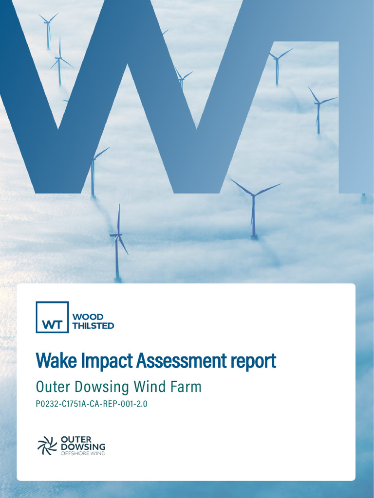 Wake Impact Assessment: Outer Dowsing Wind Farm | PDF | Wind Farm ...