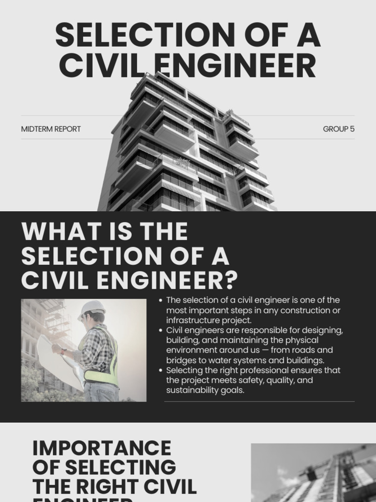 Midterm-Group 5 - Selection of A Civil Engineer | PDF | Civil ...