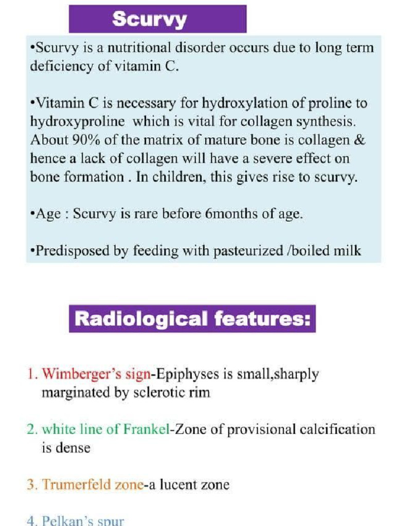 Scurvy | PDF