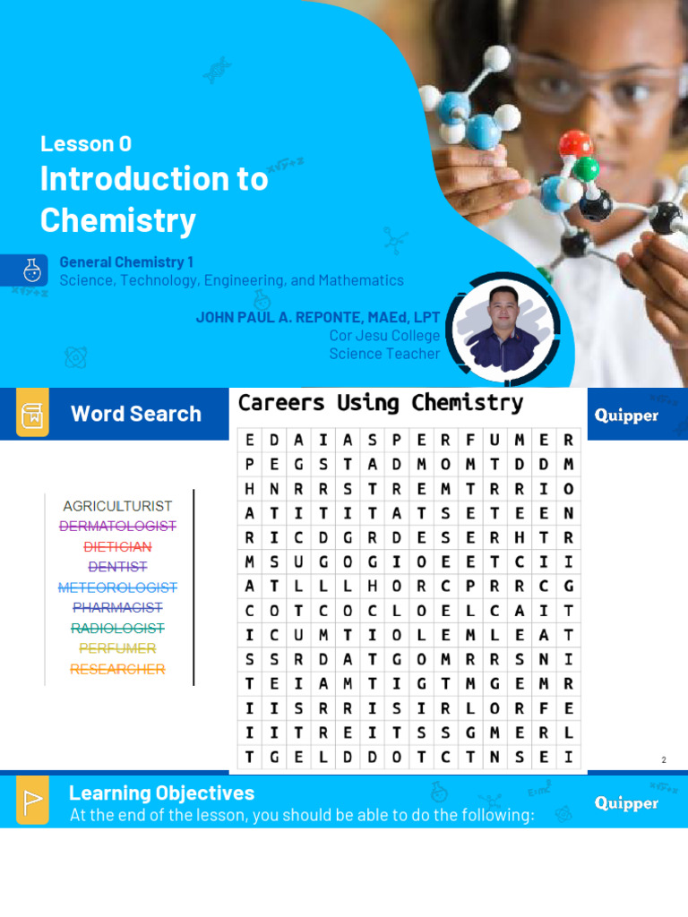 Q1 - Intro To Chem and Matter | PDF | Matter | Gases