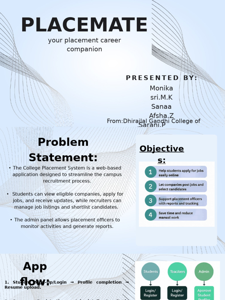 College Placement System | PDF | Information Technology | Software
