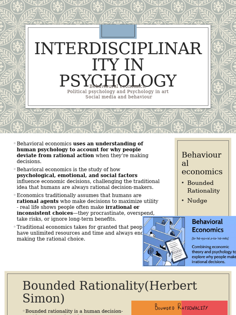 Interdisciplinary Insights in Psychology | PDF | Behavioral Economics ...
