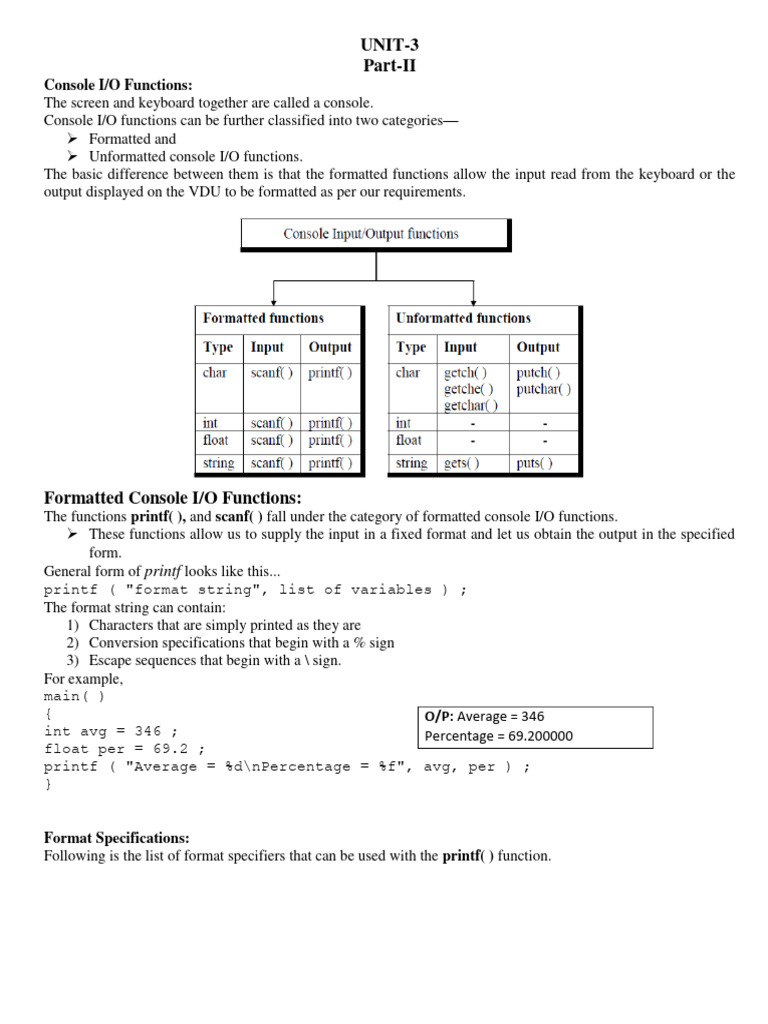 PSP UNIT-3.2 | PDF | Parameter (Computer Programming) | Function (Mathematics)