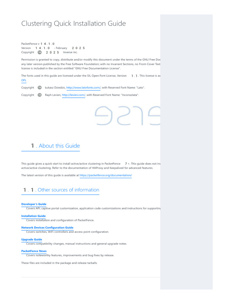 Packetfence | PDF | Computer Cluster | Free Software