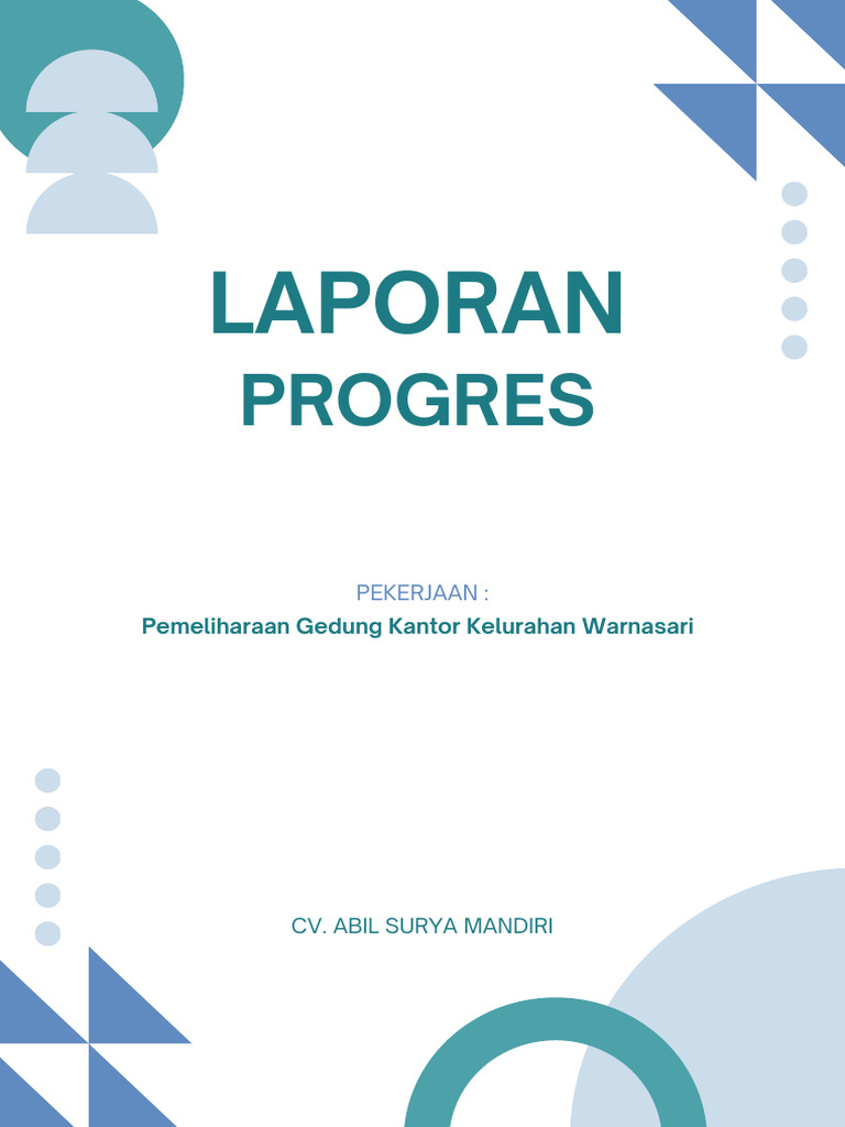 Laporan Progres Warnasari | PDF
