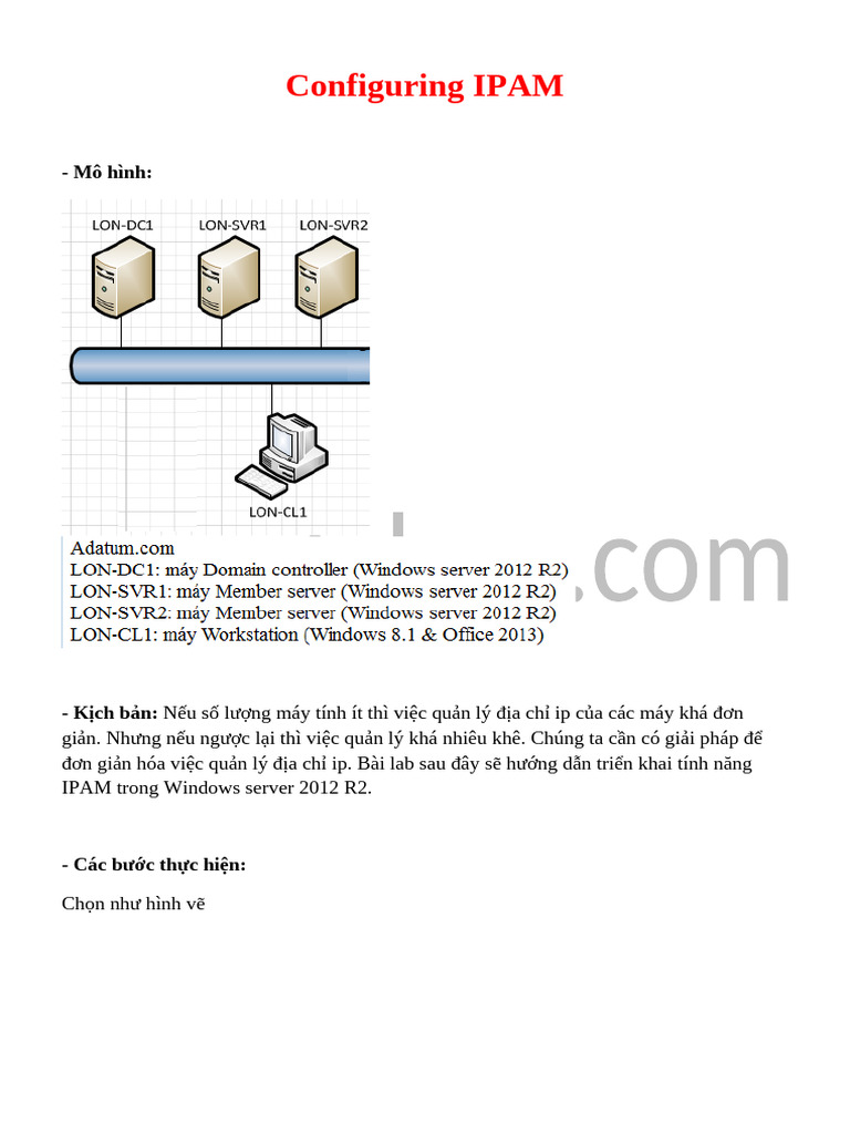 28 Configuring IPAM | PDF