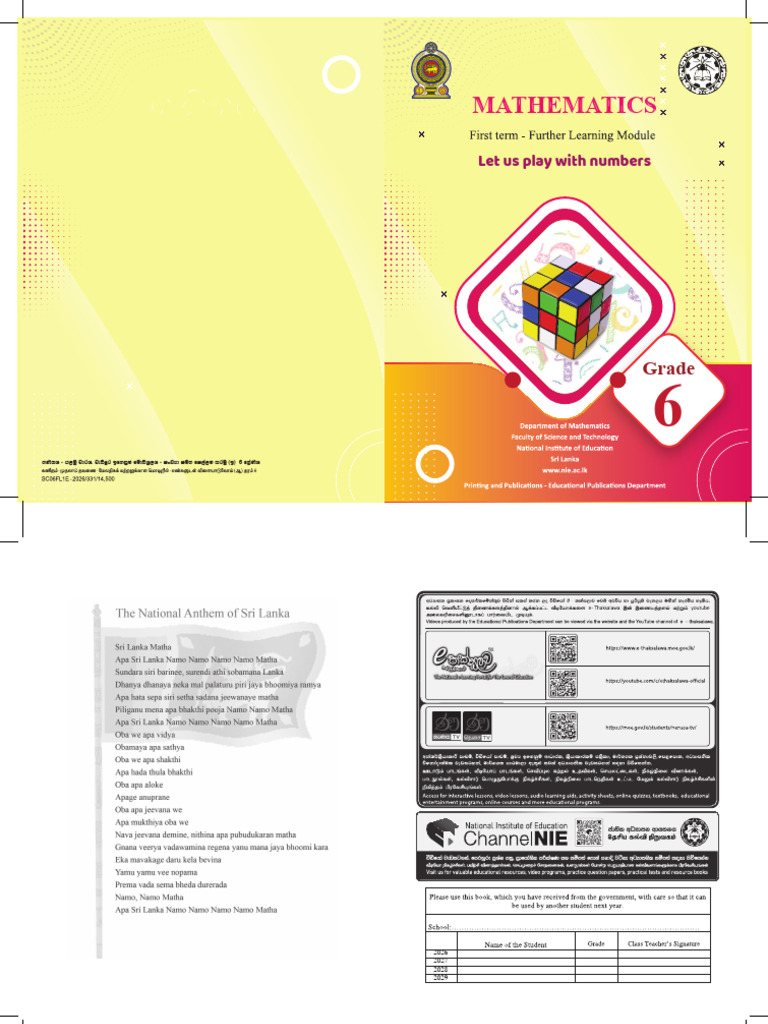Grade 6 Mathematics Learning Module | PDF | Curriculum | Learning