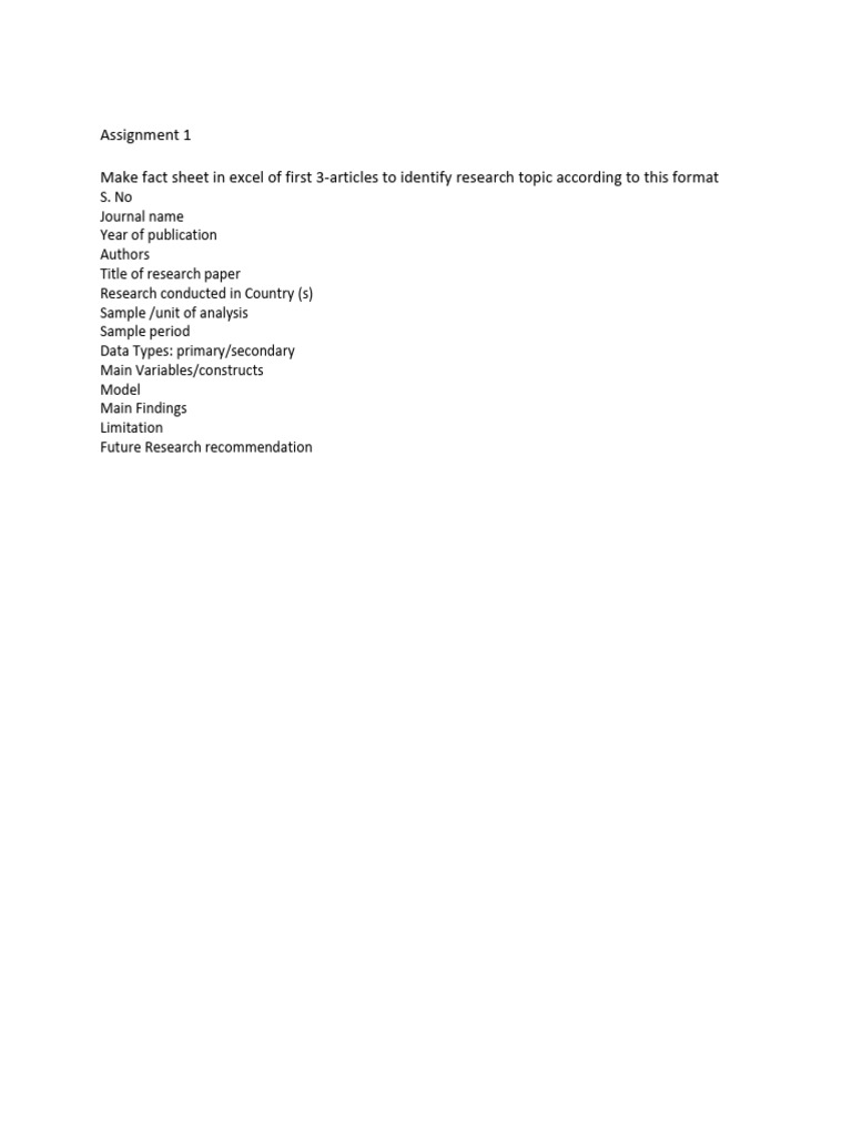 Assignment 1 Topic Identification | PDF