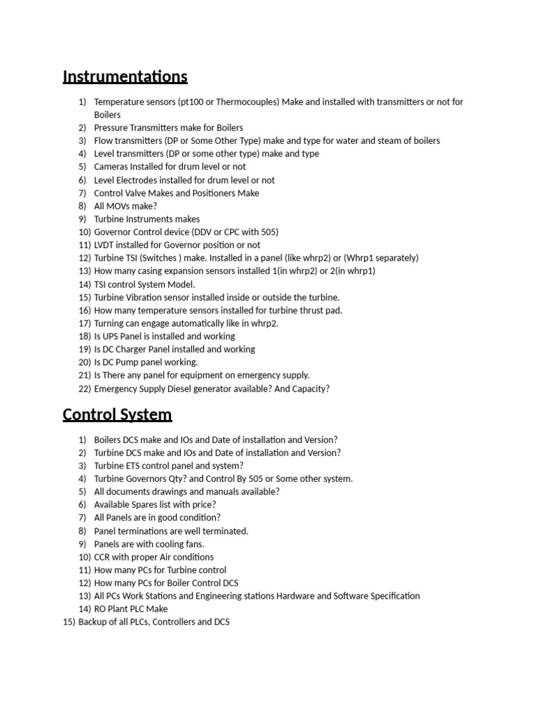 Instrument and Control | PDF