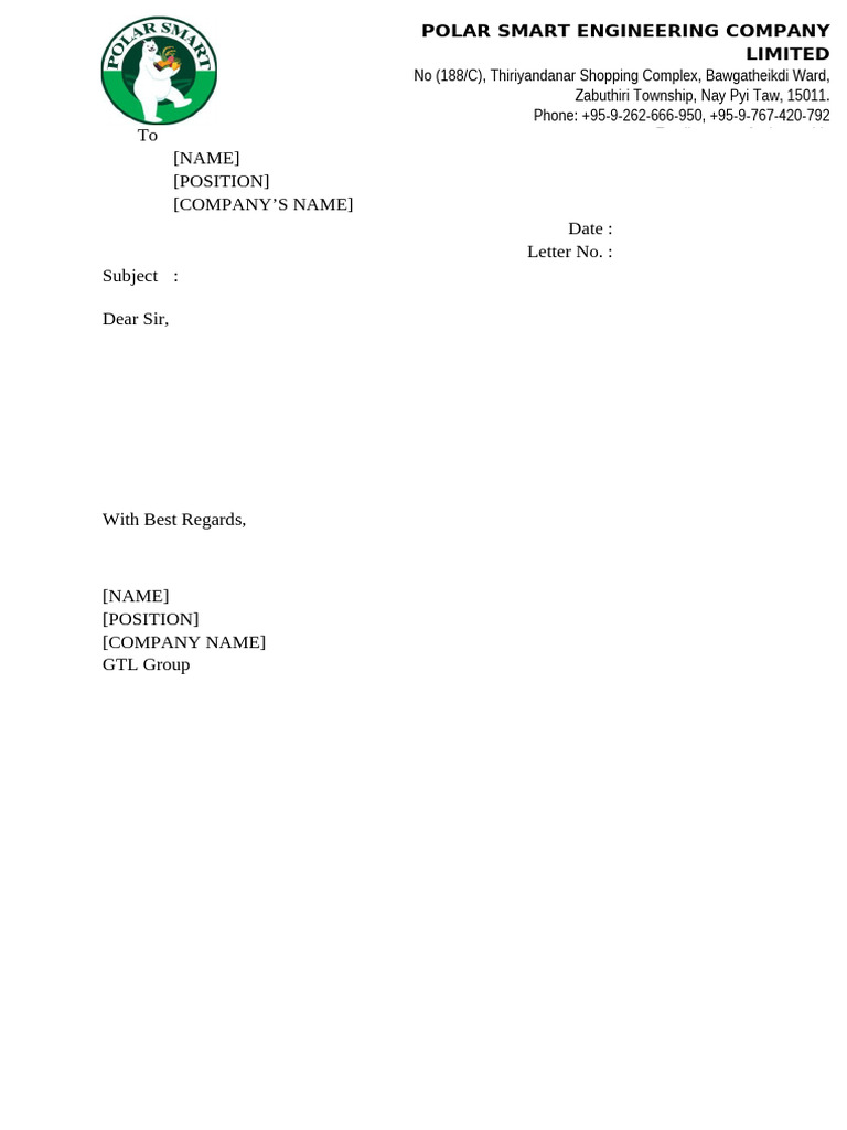 Polar Smart Letter Head | PDF