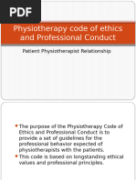 CSP Code of Professional Values | PDF | Physical Therapy | Autonomy