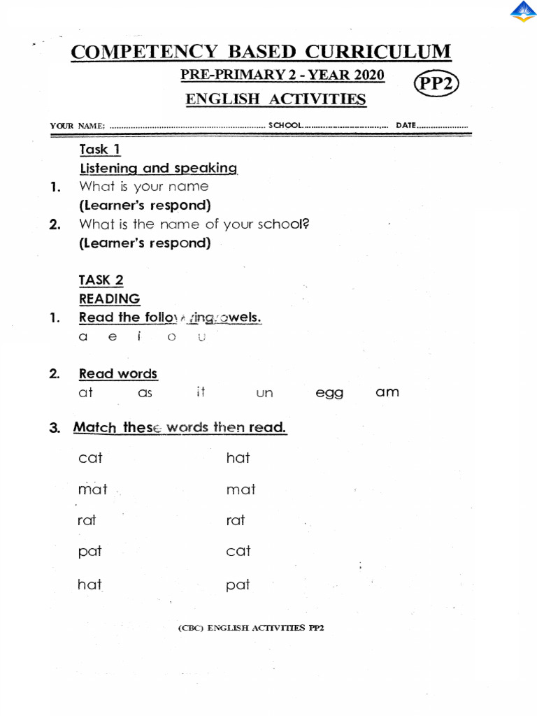 English Activities Pp2 (1) | PDF | Chess Theory | Chess