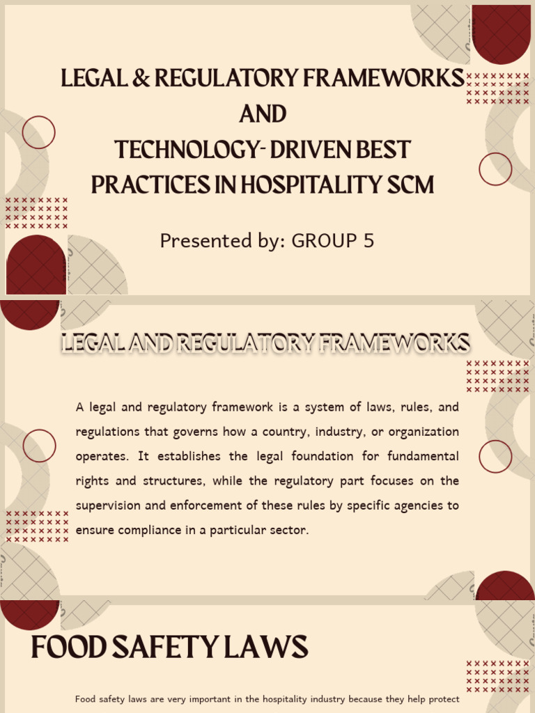 Hospitality SCM: Legal Frameworks & Tech Best Practices | PDF | Labour ...