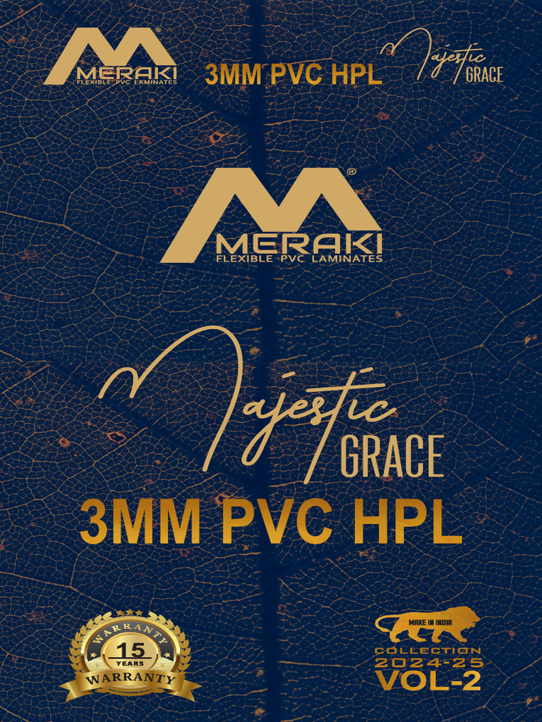 Meraki PVC HPL 3mm Folder | PDF
