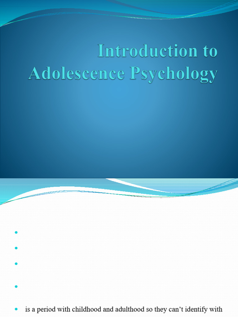 Understanding Adolescent Development Challenges | PDF | Adolescence ...