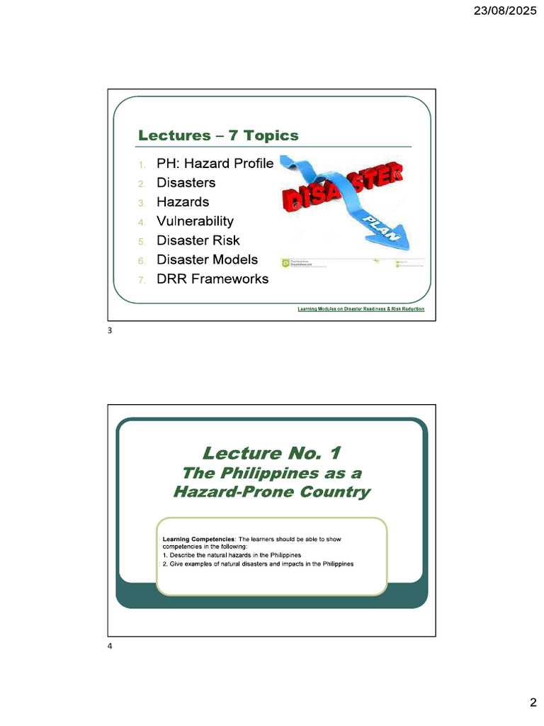 DRR Notes | PDF