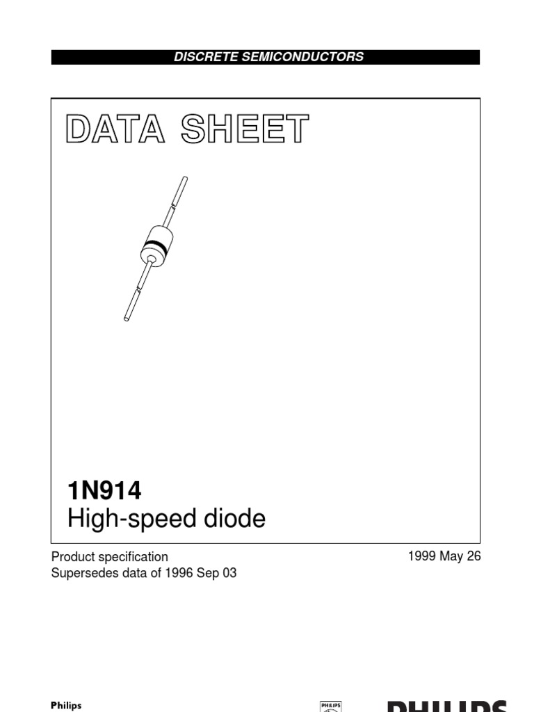 Data Sheet: High-Speed Diode | PDF | Home & Garden | Computers