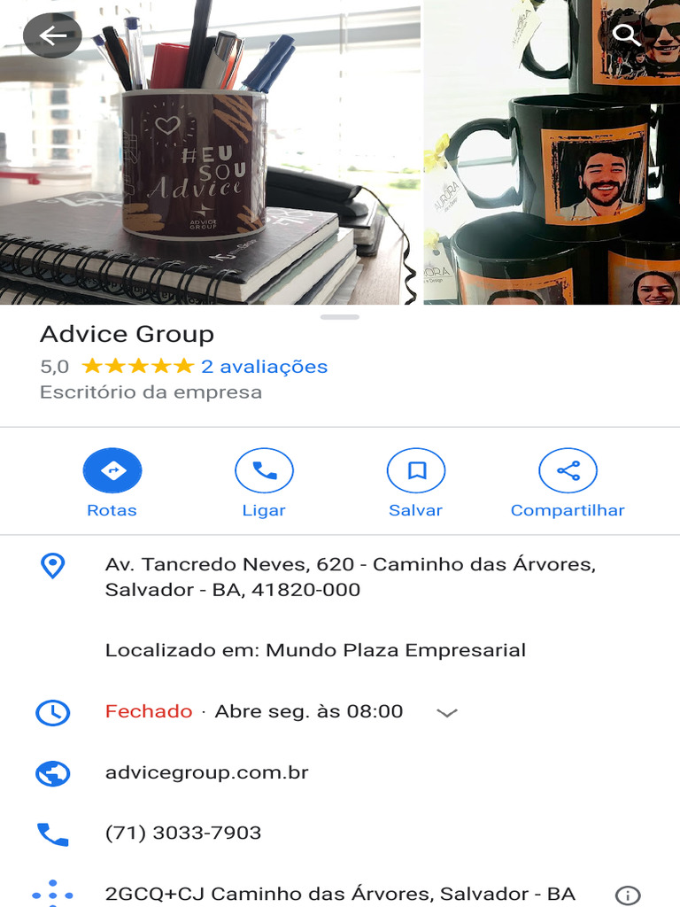 Advice Group - Google Maps | PDF