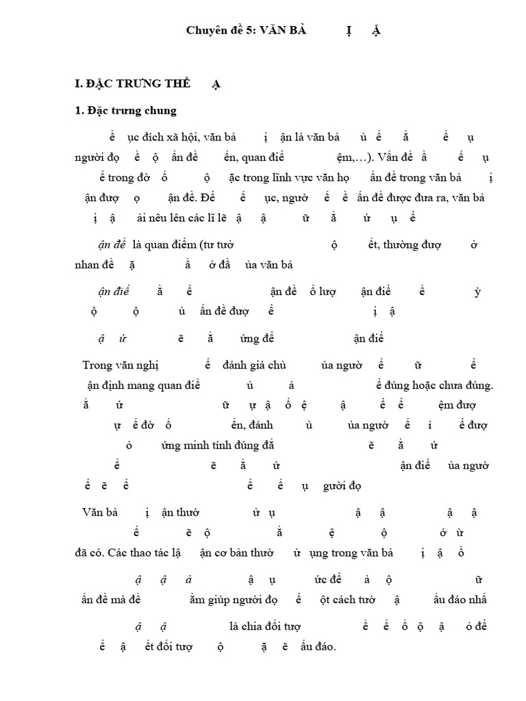 Chuyn 5. Van Ban Nghi Luan | PDF