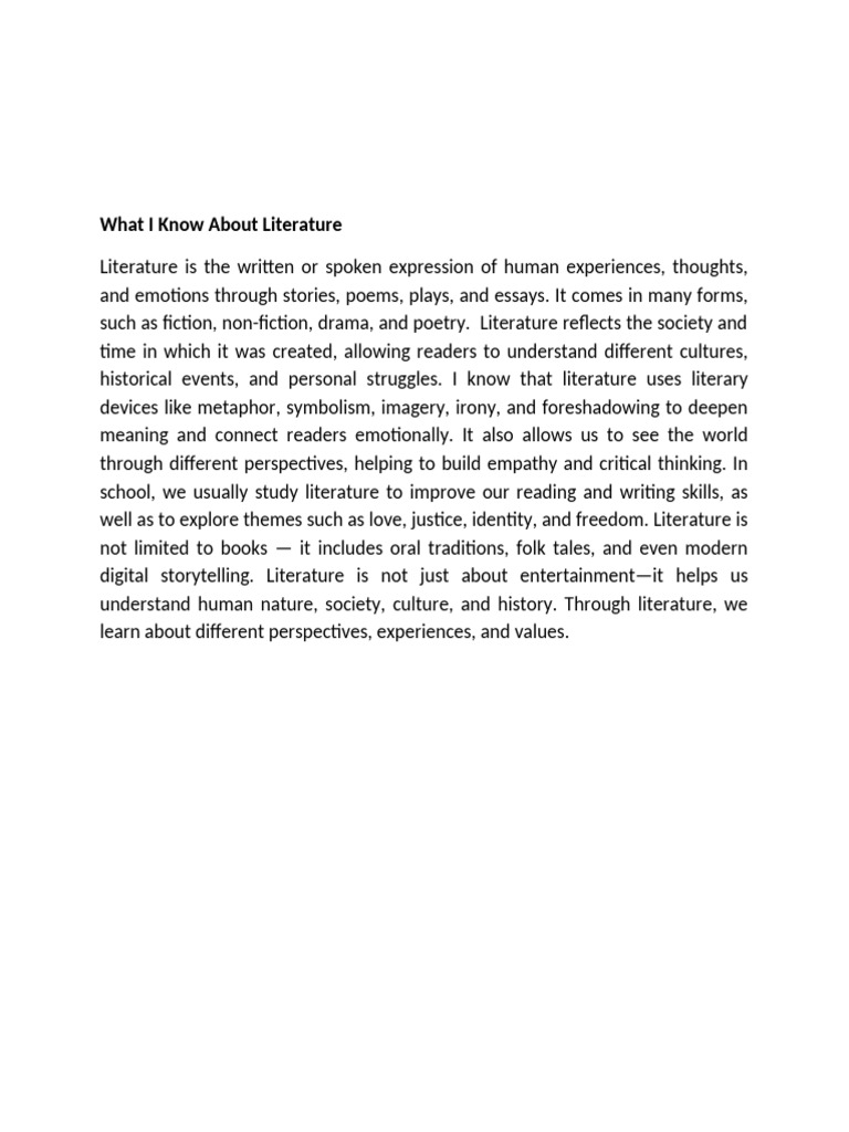 What I Know Abo-WPS Office | PDF | Storytelling | Writing