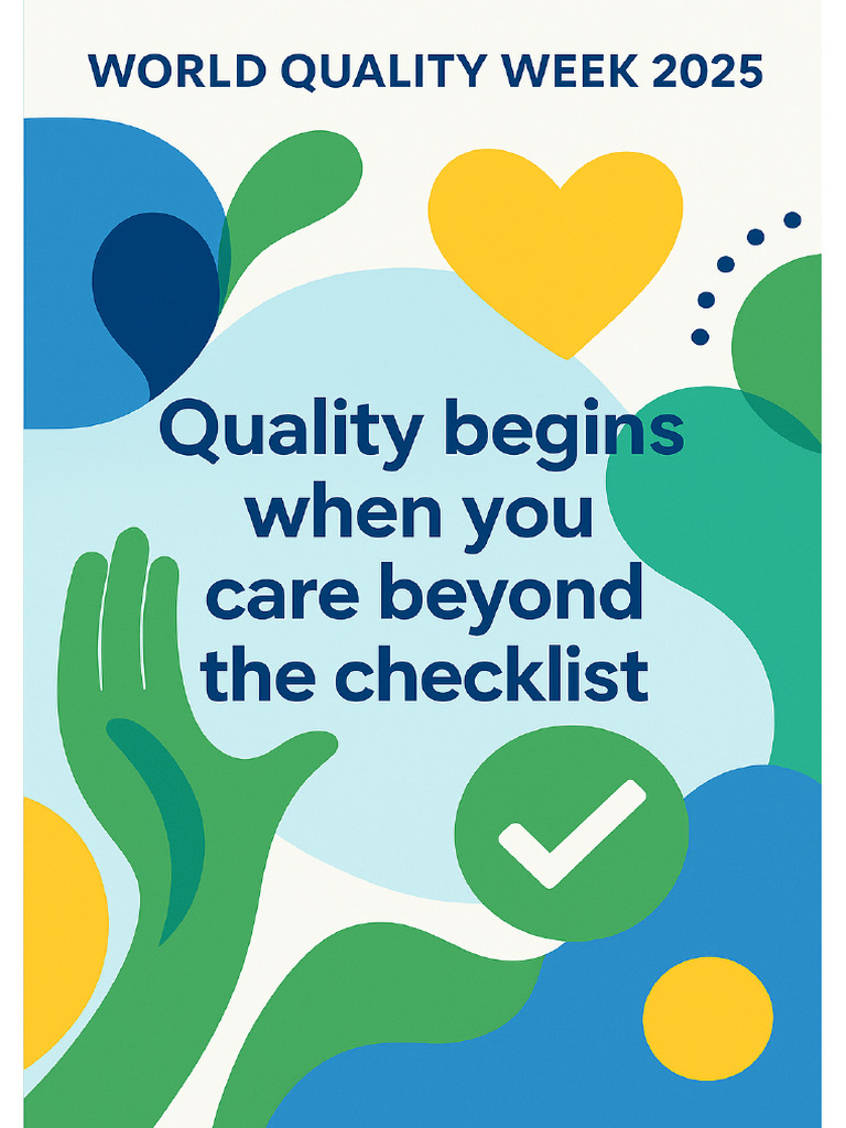 World Quality Week 2025 Poster | PDF