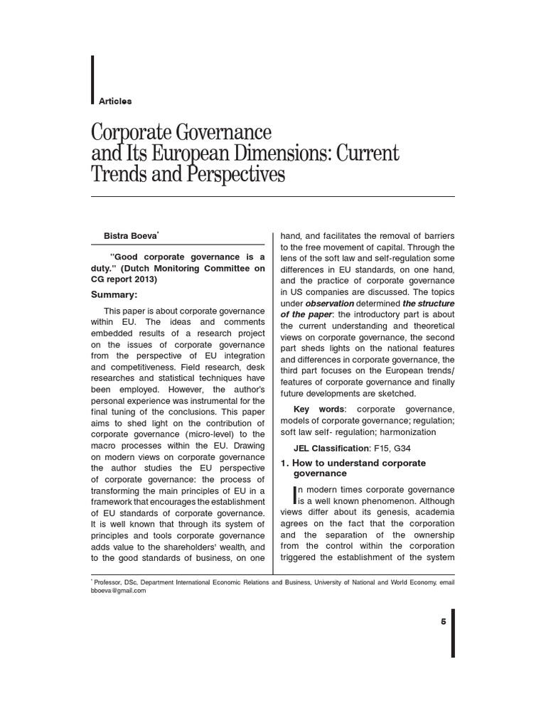 Corporate Governance | PDF | Corporate Governance | Governance