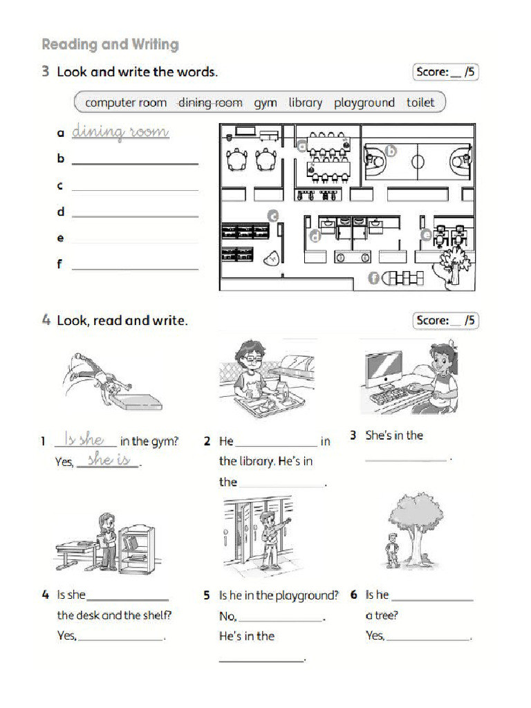Kids Can 2 Unit 1 Worksheet | PDF