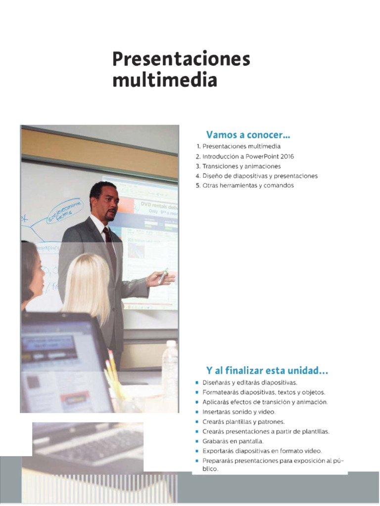 Guía de Presentaciones Multimedia en PowerPoint | PDF | Microsoft ...