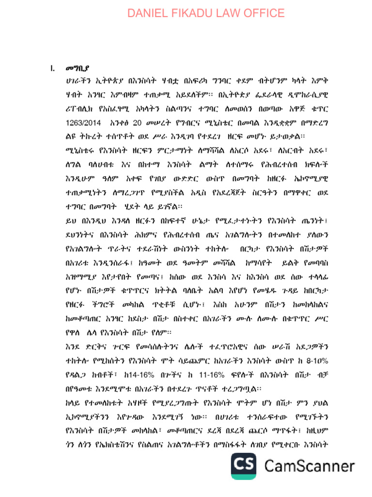 Lawyer Daniel Fikadu | PDF
