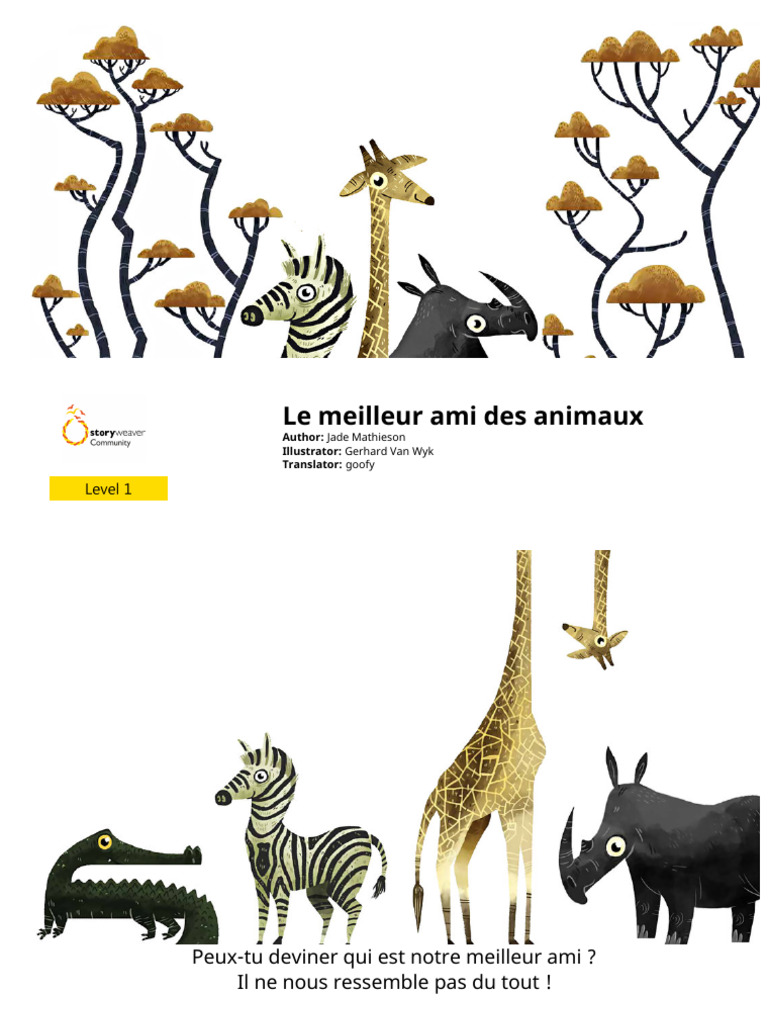 Le Meilleur Ami Des Animaux - Jade Mathieson | PDF | Creative Commons ...