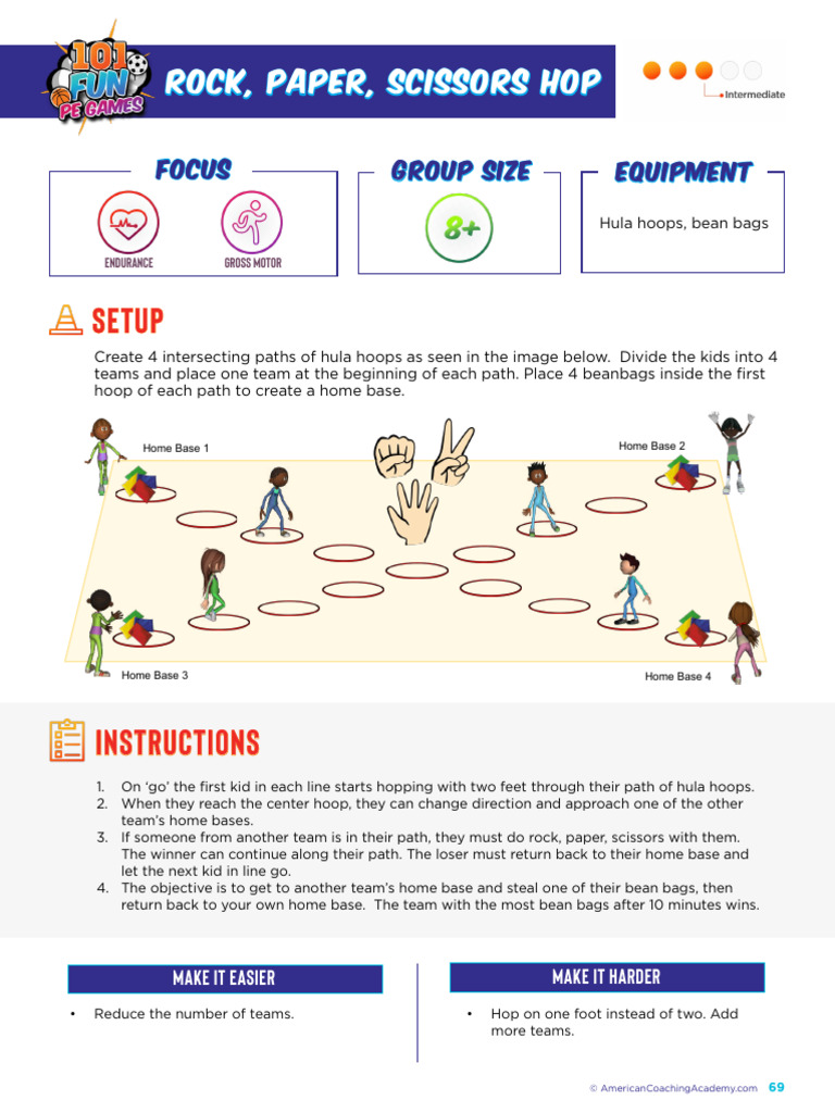 Rock Paper Scissors Hop | PDF