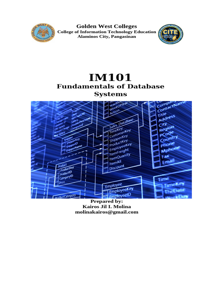 IM101 2 Revised | PDF | Databases | My Sql