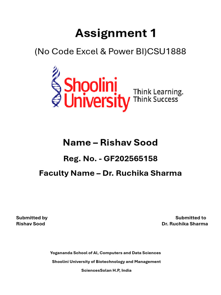 No Code Assignment | PDF | Business Intelligence | Data Warehouse