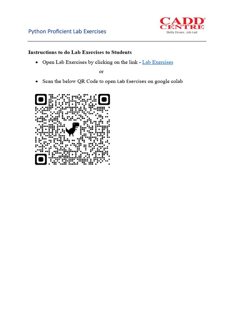 Proficient in Python For Professionals - Lab Exercises | PDF