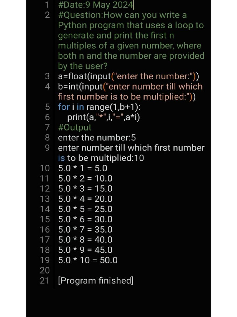 For While Computer Science Practicals | PDF