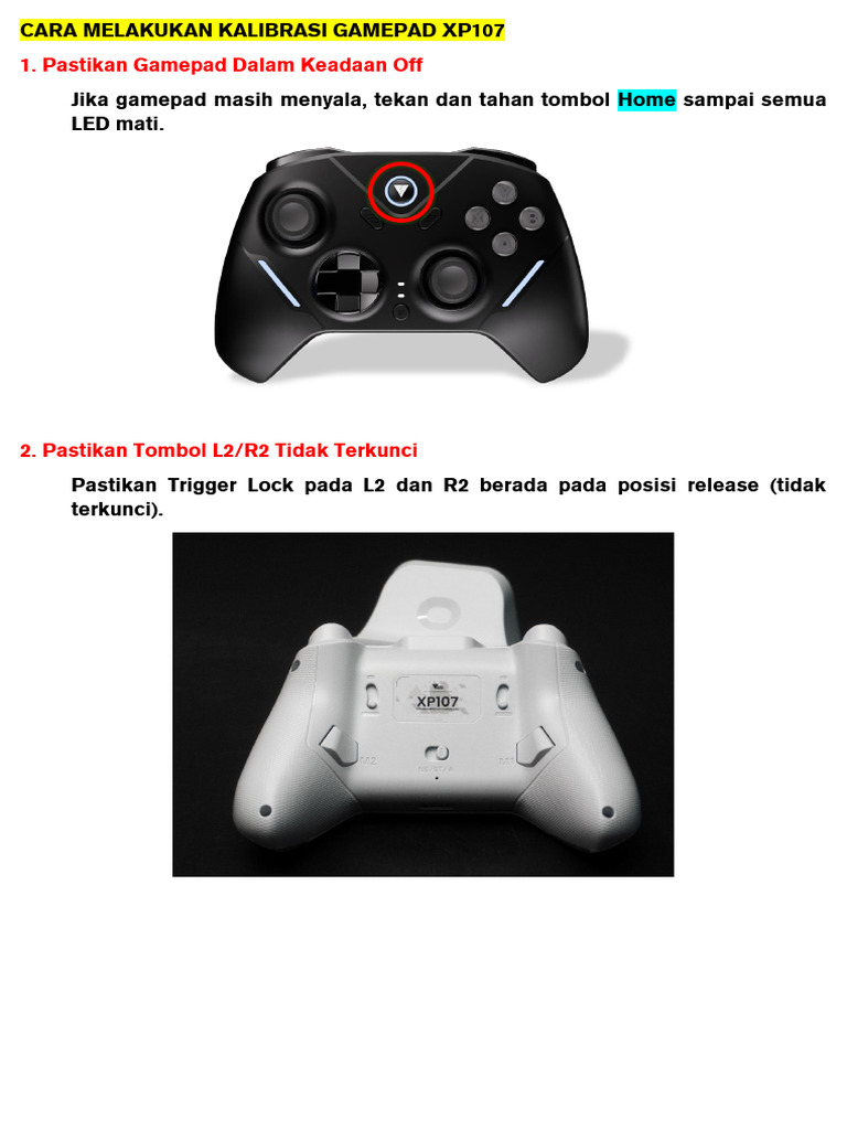 Xp107 Gamepad Calibration - Id | PDF