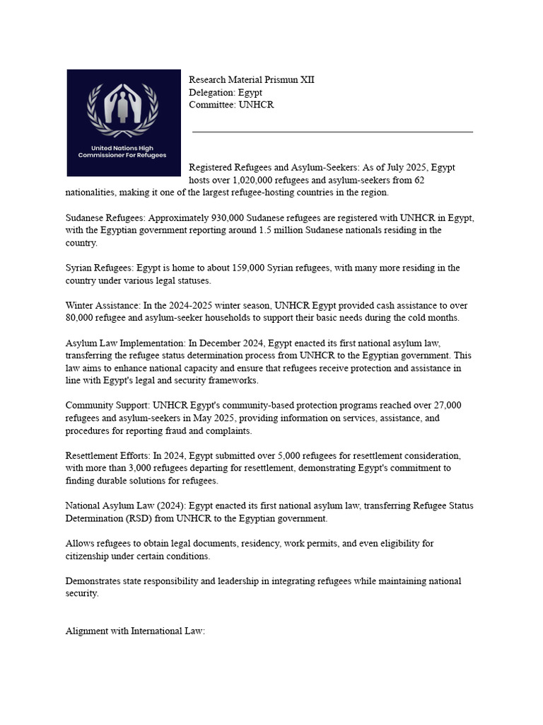 Research Material Prismun | PDF | Refugee | United Nations High ...