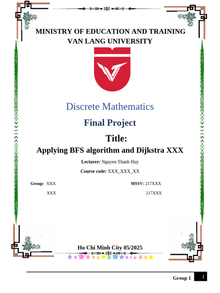 (Sample) Final Project Report | PDF