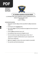 ICT Practical Exam Paper 2 2024 | PDF | Computer File | Databases