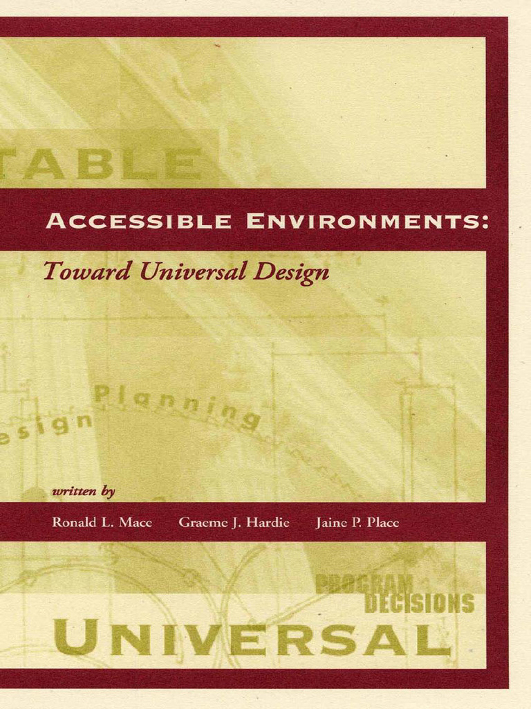 Universal Design for Accessibility | PDF | Accessibility | Elevator